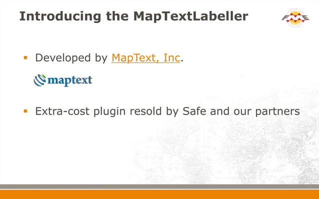 MapTextLabeller | PPTX