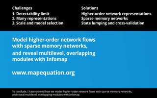 Maps of sparse memory networks reveal overlapping communities in network flows | PDF | Computer ...