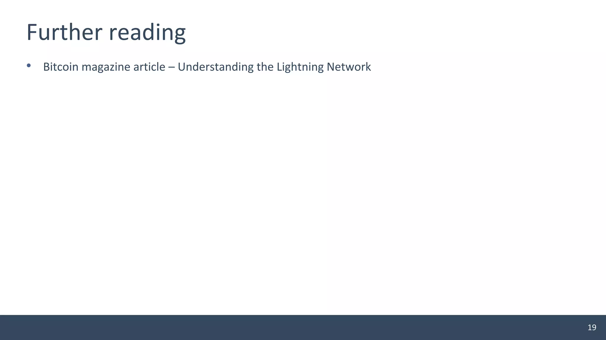 Introduction to Lightning Network | PDF