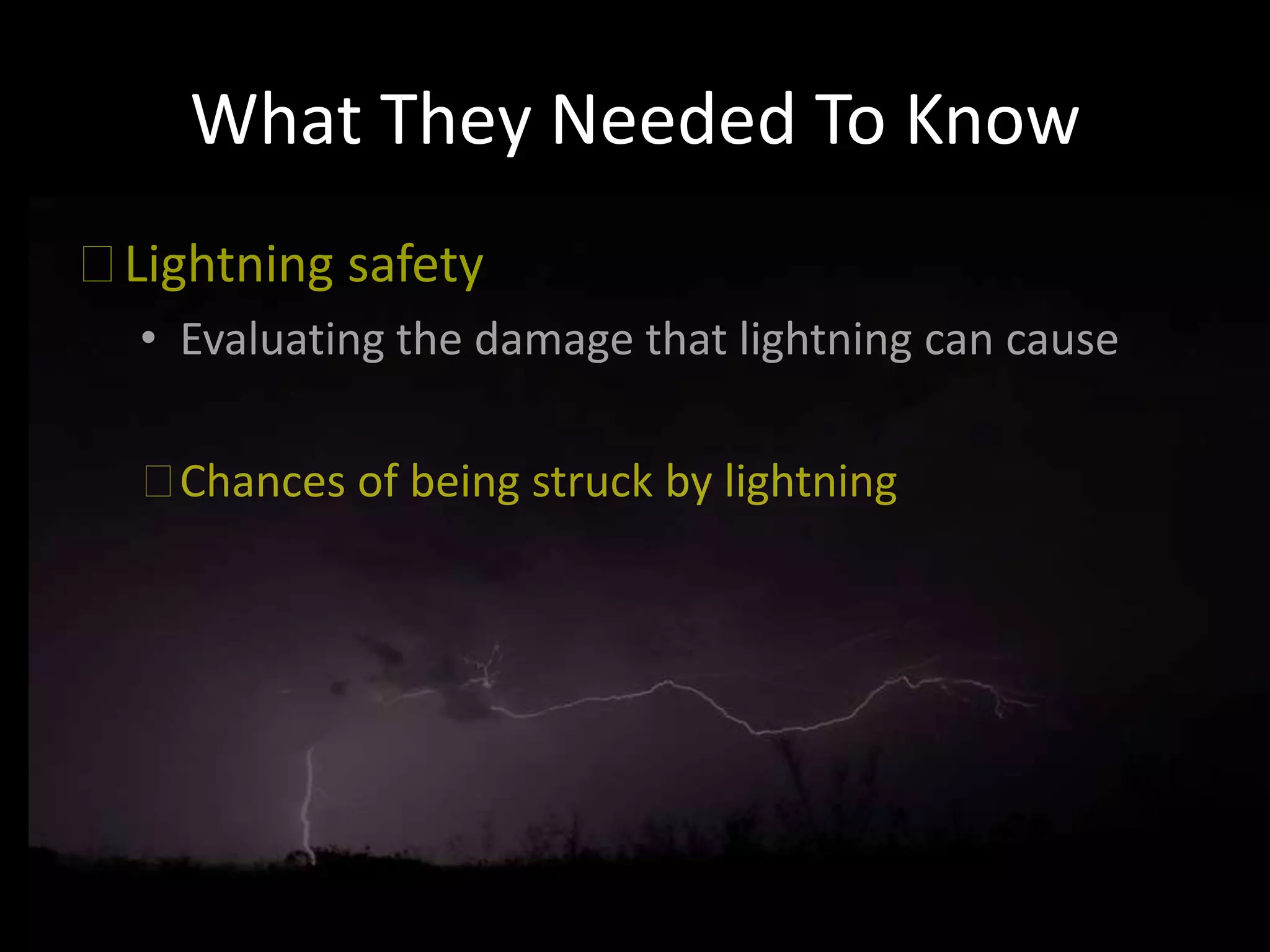 Lightning Presentation | PPTX | Weather | Science