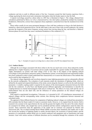 Lightning protection for overhead distribution lines | PDF