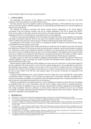 Lightning protection for overhead distribution lines | PDF