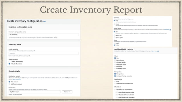 Brian Tarbox: S3 - Sophisticated Storage System | PPT