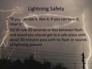 Lightning Safety | PPTX