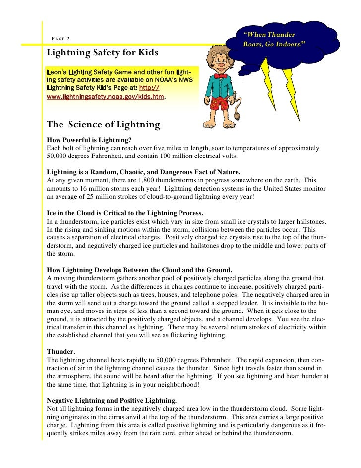 Lightning Safety Awareness Week 2009