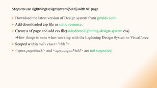 Lightning salesforce | PPTX