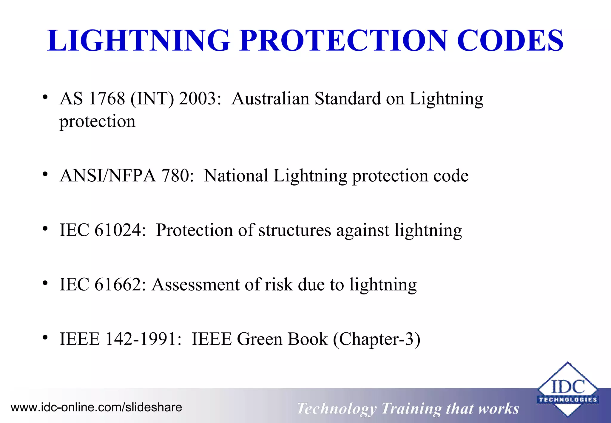 Lightning, Surge Protection and Earthing of Electrical and Electronic ...