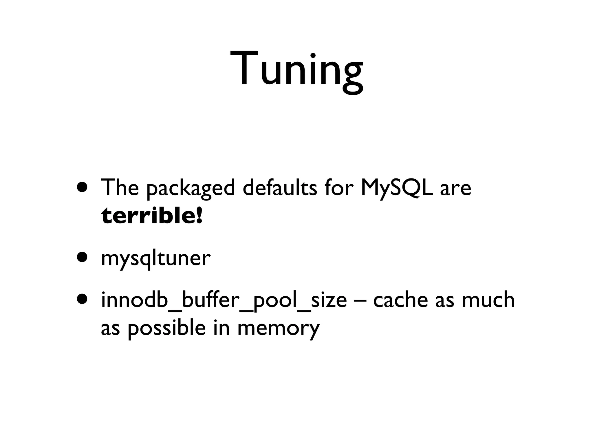 Scotty, I need more speed - Koha tuning | PPT