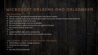18 Months of Event Sourcing and CQRS Using Microsoft Orleans | PDF