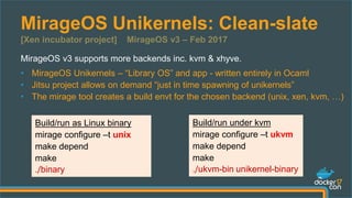 Lightning talk unikernels | PPT