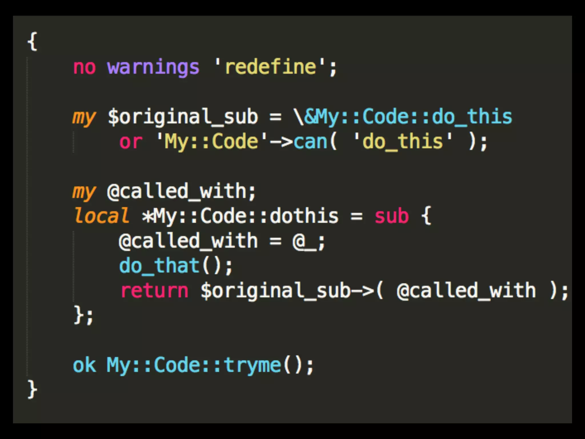 Lightning Talk Perl Test mock module | PDF