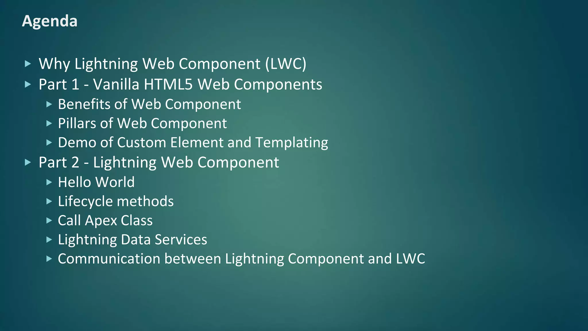 Lightning web components | PPTX