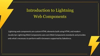 Lightning web components | PPT