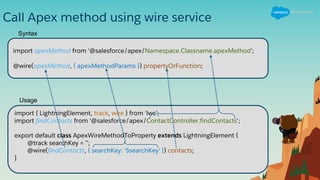 Lightning web components episode 2- work with salesforce data | PDF