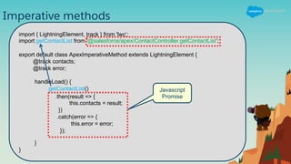 Lightning web components episode 2- work with salesforce data | PPT