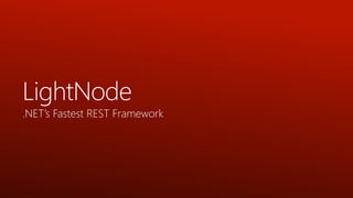 LightNode - Micro RPC/REST Framework | PDF | Web Development | Internet