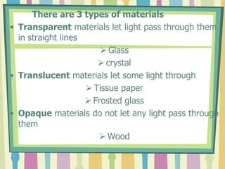 Light and Shadow | PPTX