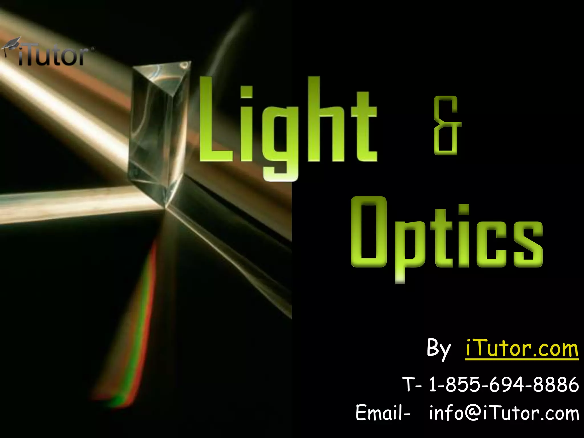 Light & optics | PPTX