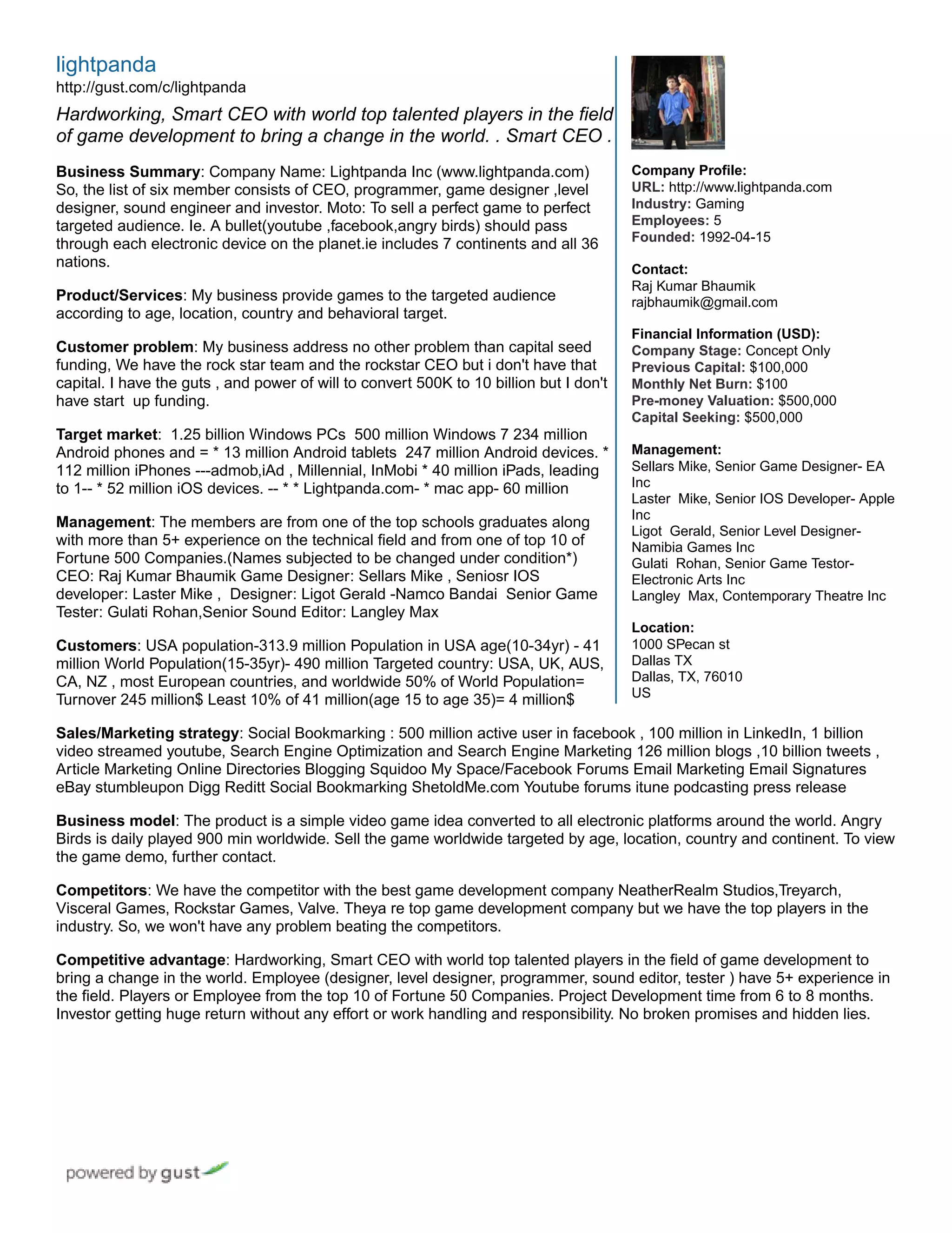 Lightpanda one pager | PDF