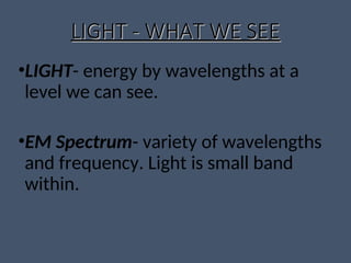 simple and understandable ppt on light.. | PPT