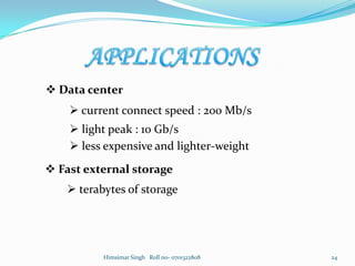 Light peak presentation | PPTX