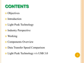 Light peak technology, Peak Light technology, Optical Technology ...