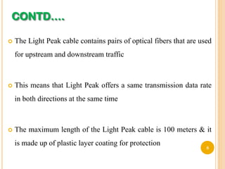 Light peak technology, Peak Light technology, Optical Technology ...