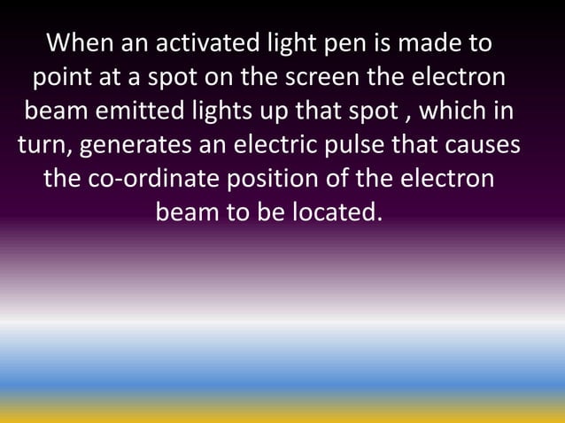 Light pens | PPT
