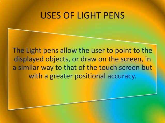 Light pens | PPT