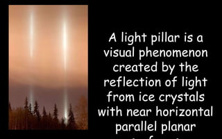 Light Pillars - Beautiful Nature | PPTX