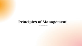 class 12 principle of management | PDF