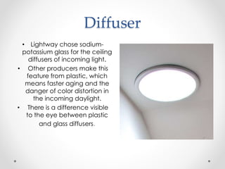 Light pipes or tubes | PPTX