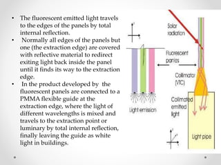 Light pipes or tubes | PPTX