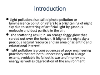 Light pollution | PPT