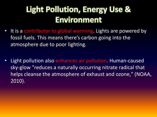 Light pollution | PPT