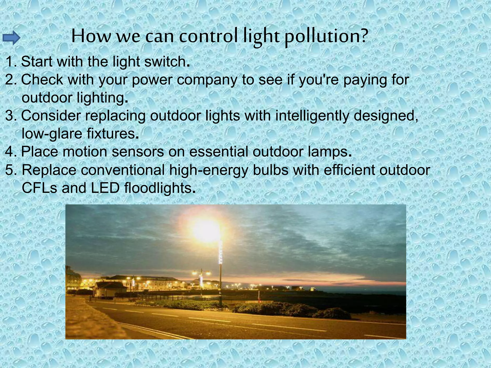 Light pollution | PPTX