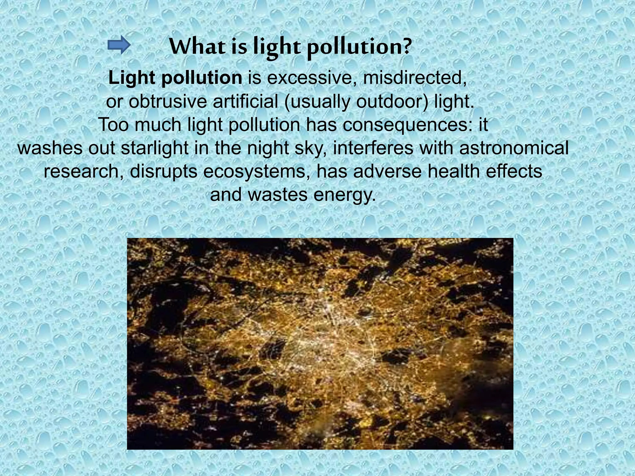 Light pollution | PPT