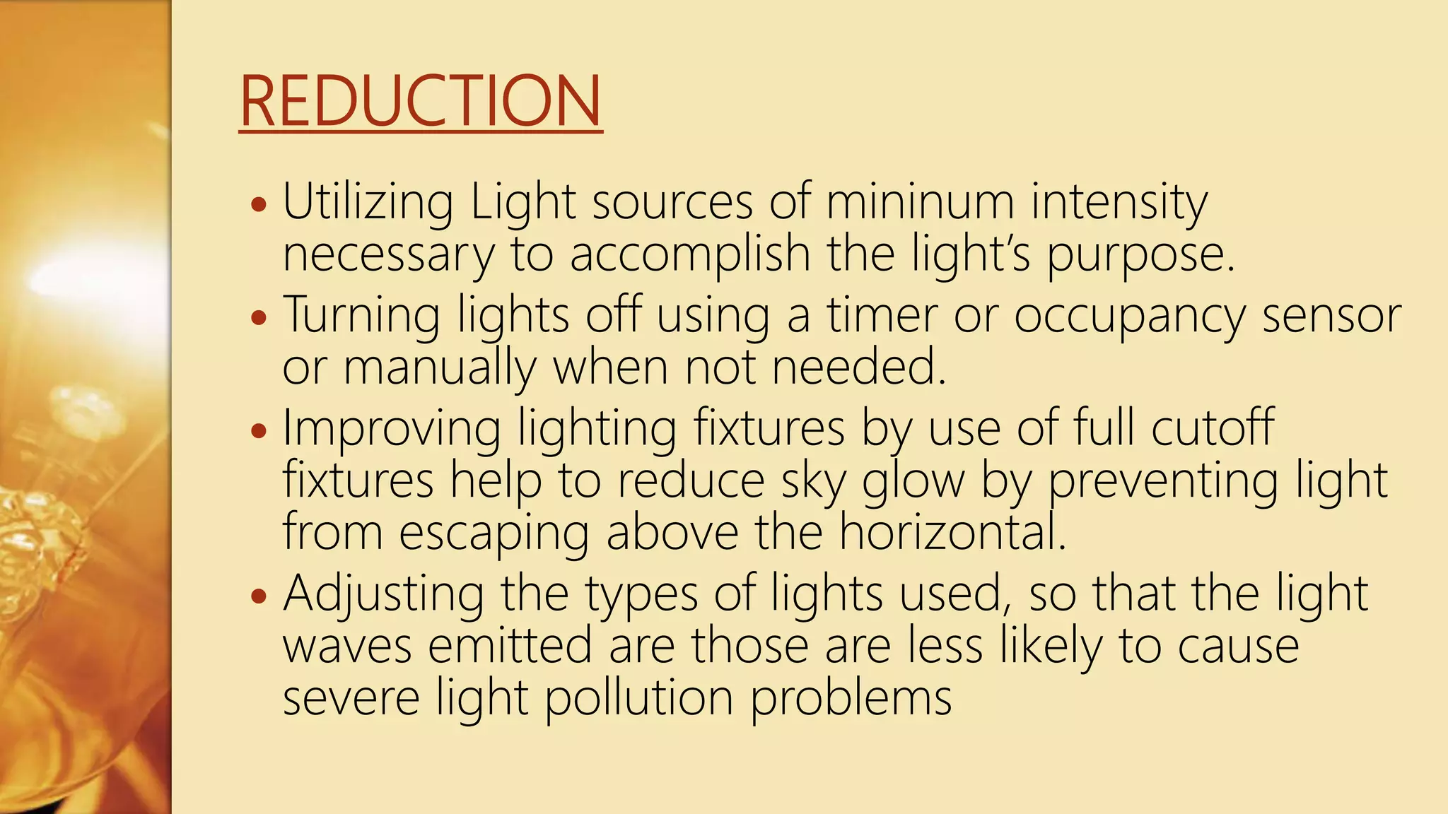Light pollution | PPTX