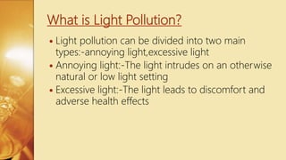 Light pollution | PPTX
