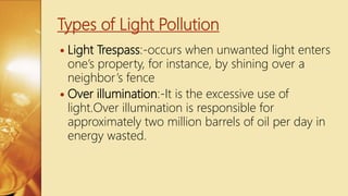 Light pollution | PPTX