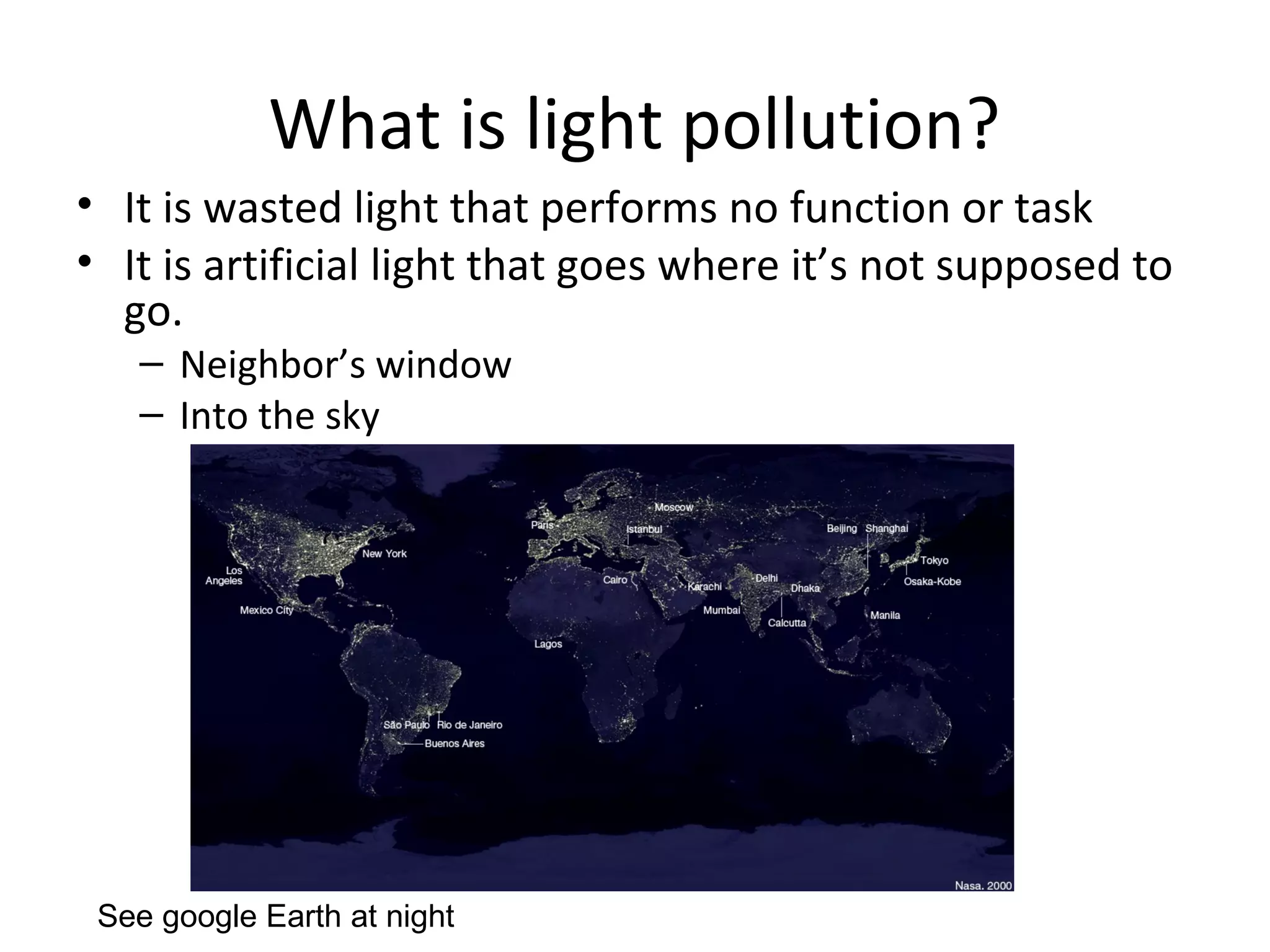 Light Pollution | PPT