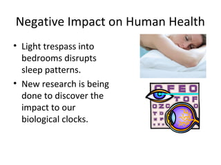 Light Pollution | PPT | Indoor Environmental Quality | Home & Garden