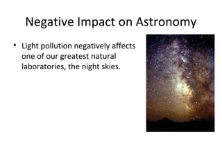 Light Pollution | PPT | Indoor Environmental Quality | Home & Garden