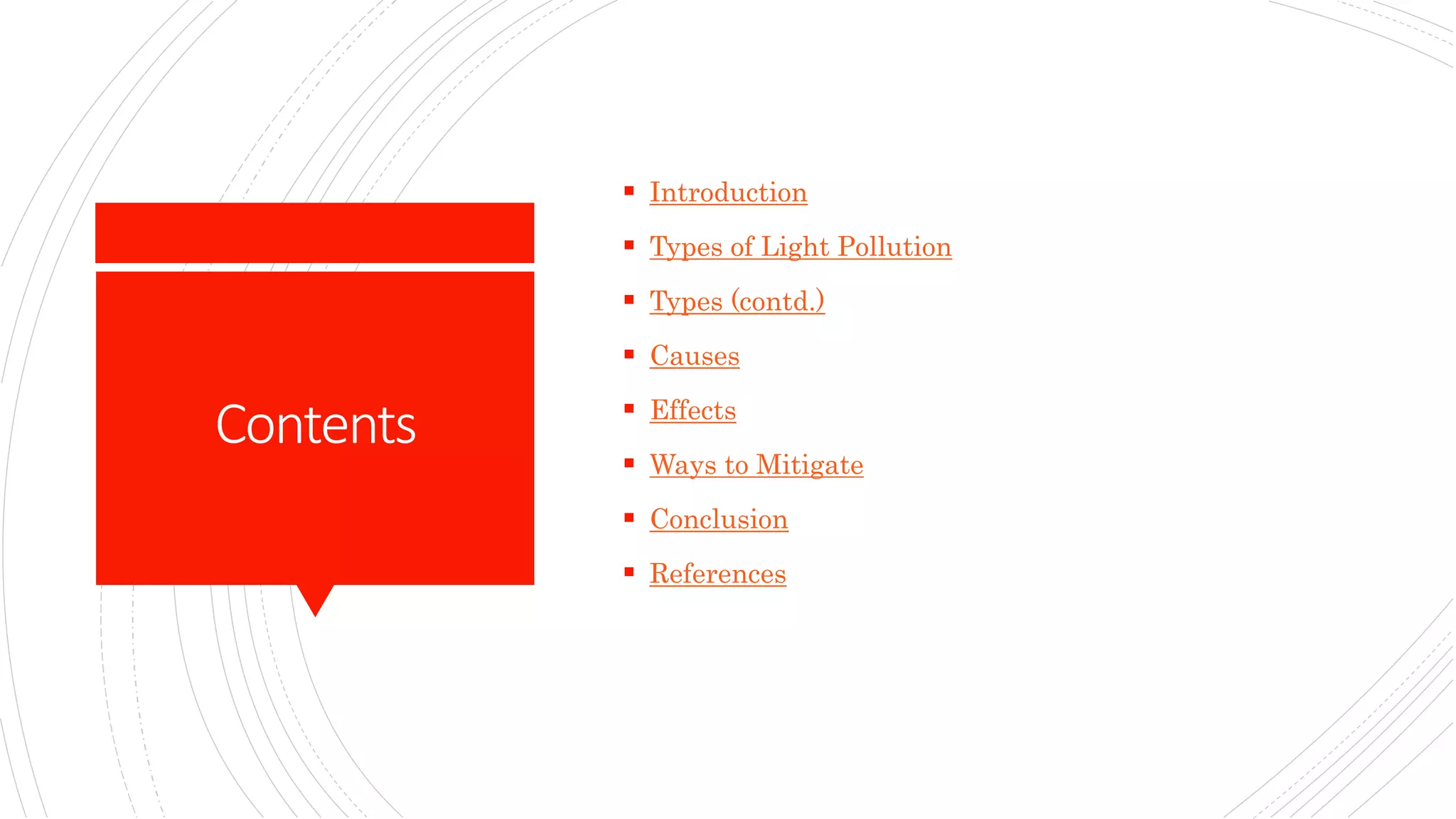 Environmental Science - Light Pollution | PPTX