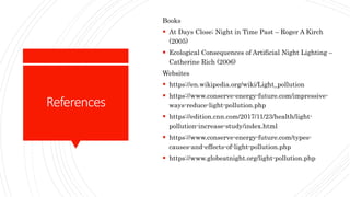 Environmental Science - Light Pollution | PPTX