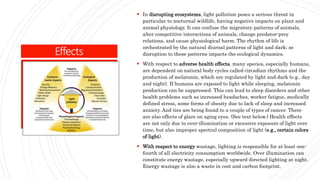 Environmental Science - Light Pollution | PPTX