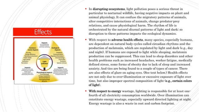 Environmental Science - Light Pollution | PPTX