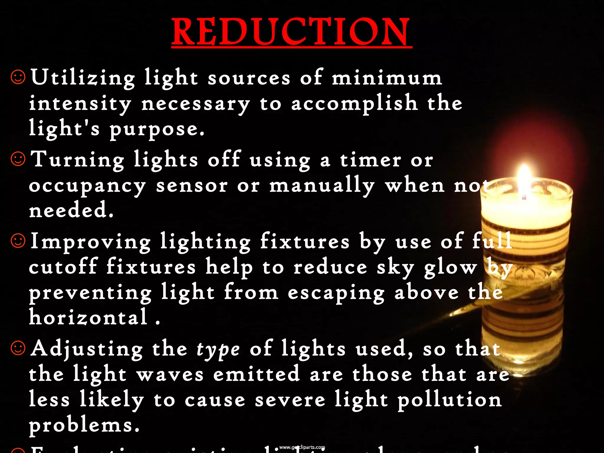Light pollution power point presentation | PPT