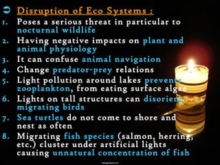 Light pollution power point presentation | PPT