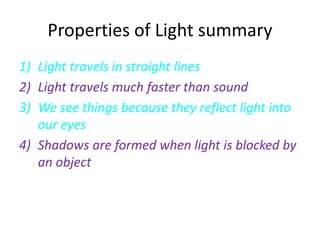 light_presentation for bed practical science ppt | PPT
